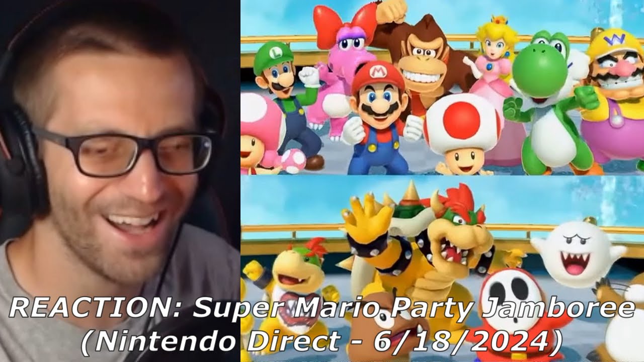 REACTION: Super Mario Party Jamboree (Nintendo Direct - 6/18/2024 ...