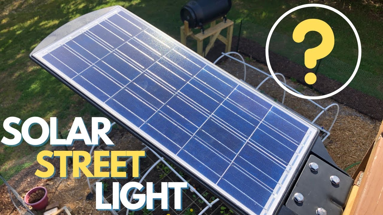Solar Street Light | Install & Review - YouTube
