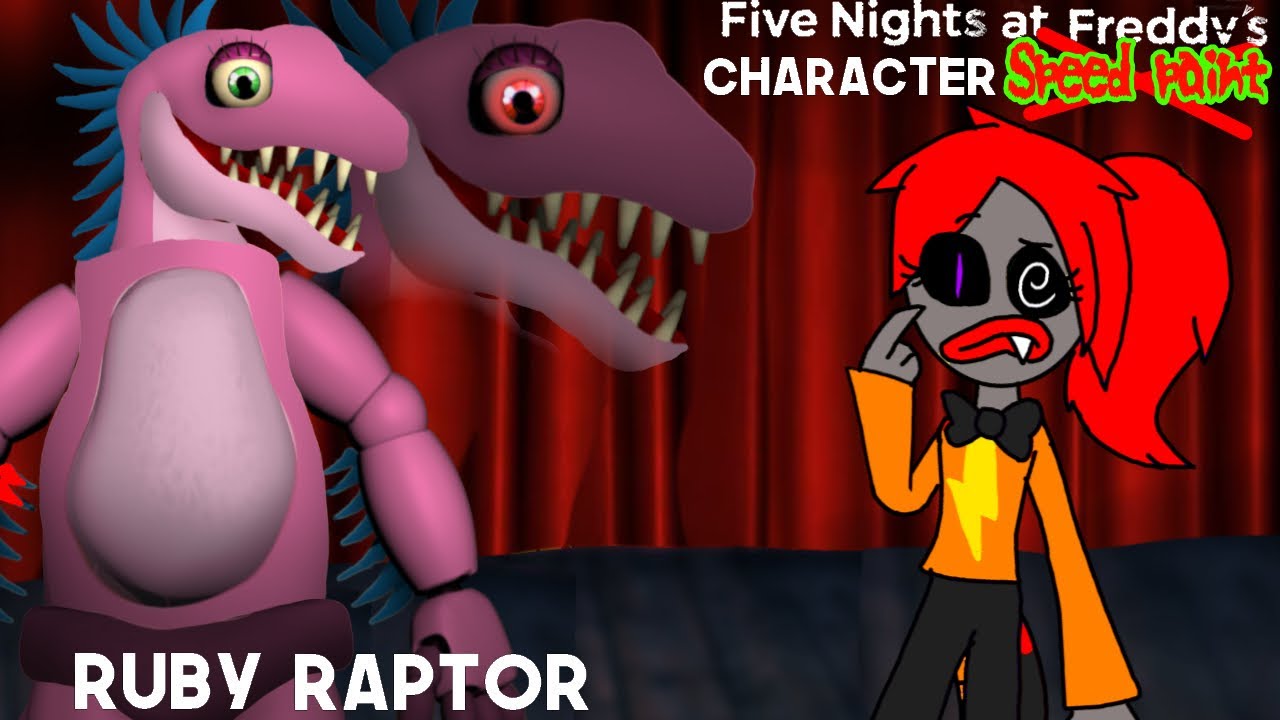 Ruby Raptor (speed paint) #gamerjoob - YouTube
