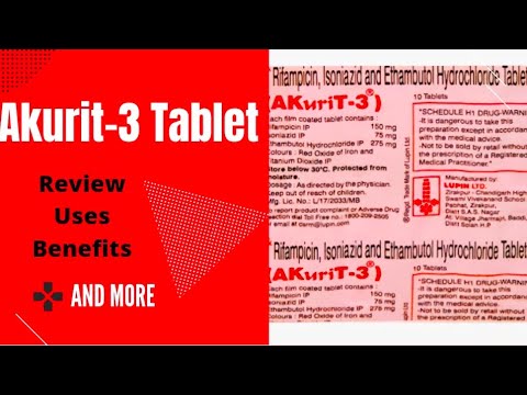 Akurit-3 Tablet||Combipack of Ethambutol Hydrochloride And Isoniazid ...