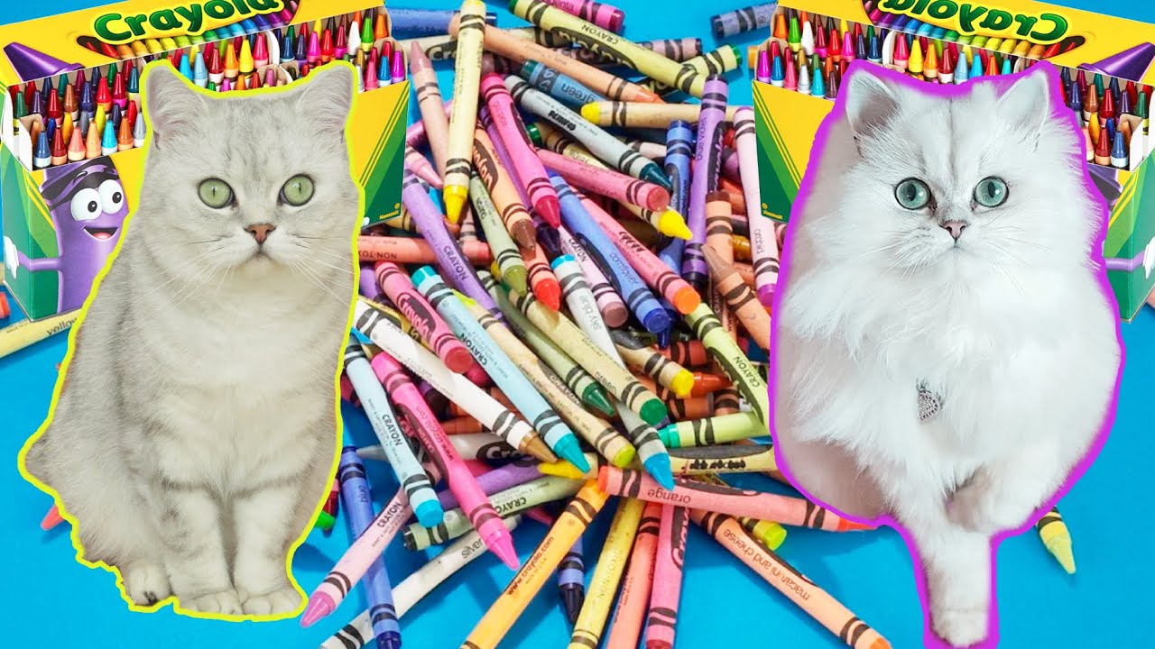 FROST & CLOUD | CRAYON ART TUTORIAL | MELTING CRAYONS - YouTube