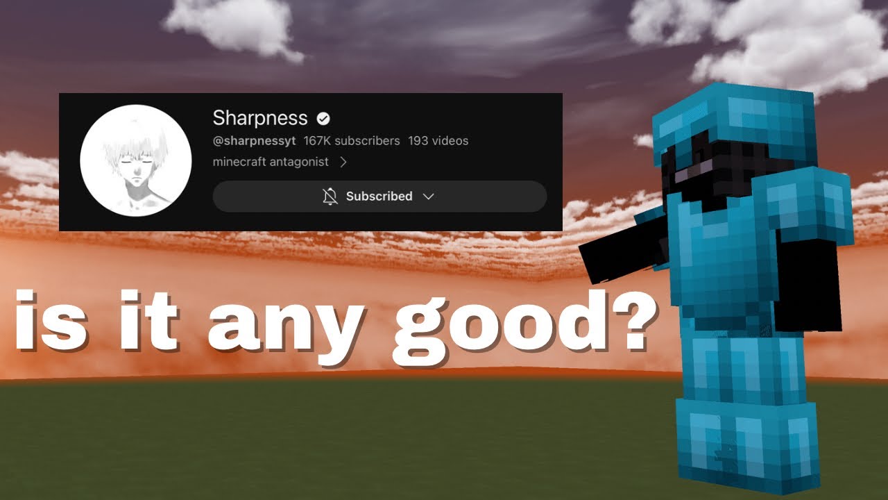 So sharpnessyt made a mcpe/bedrock server…. #minecraft #pvp - YouTube