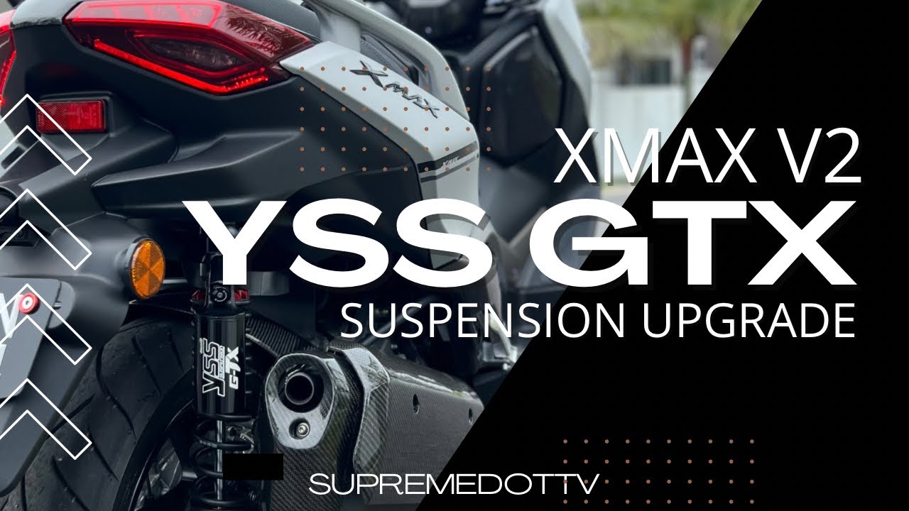 XMAX V2 Upgrade YSS GTX Suspension - YouTube