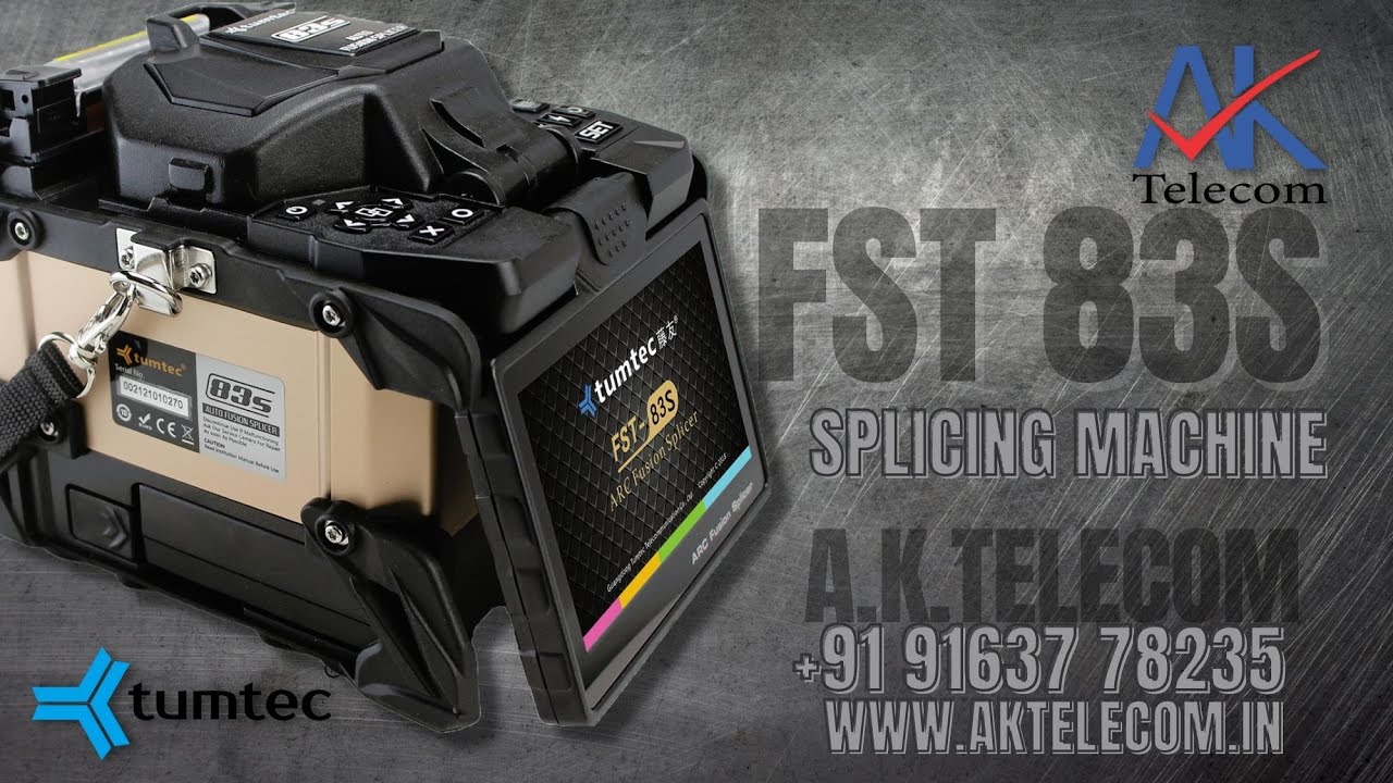 Splicing Machine II Tumtec II FST 83A II FST 83S - YouTube