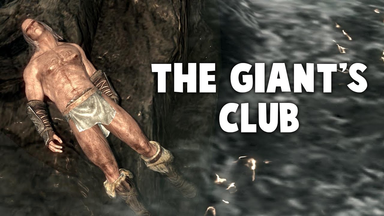 Skyrim : The Giant's Club - YouTube