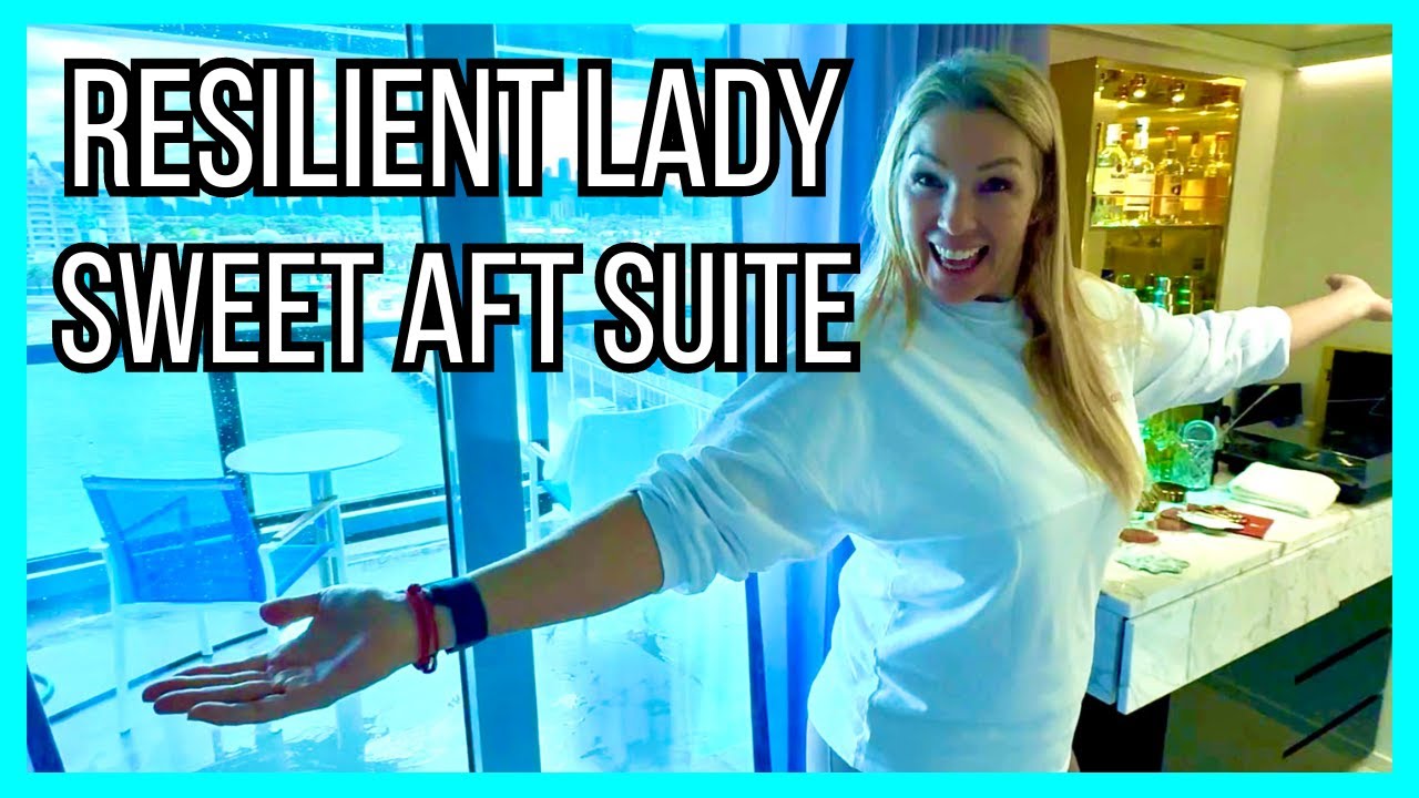 Virgin Voyages Resilient Lady Sweet Aft Suite Tour Cabin 10009A - YouTube