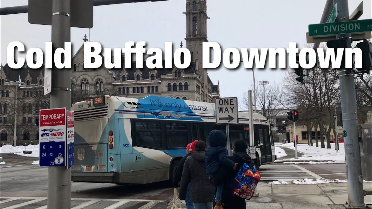 [ USA Bus ] Buffalo Airport → Downtown by Bus - YouTube