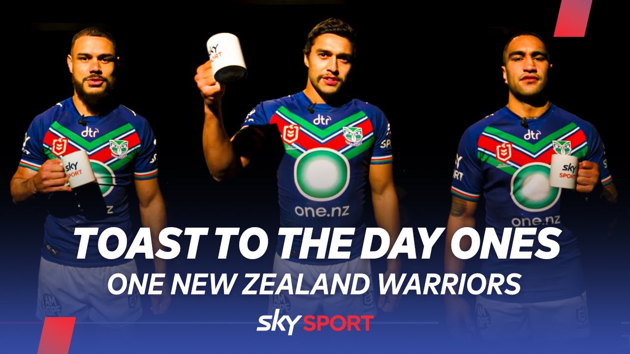 One New Zealand Warriors raise a toast to their 'Day Ones' - YouTube