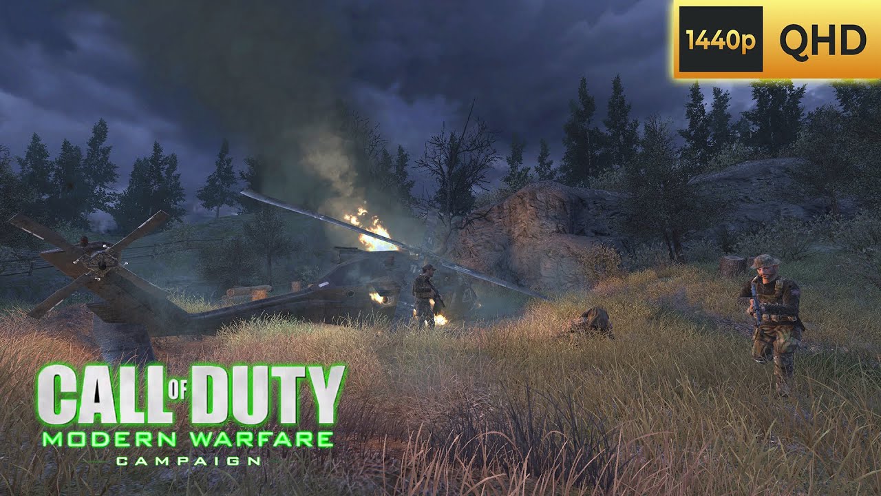 Call of Duty 4: MW1CR Mod (2021) – "Hunted" Mission Walkthrough #Cod ...