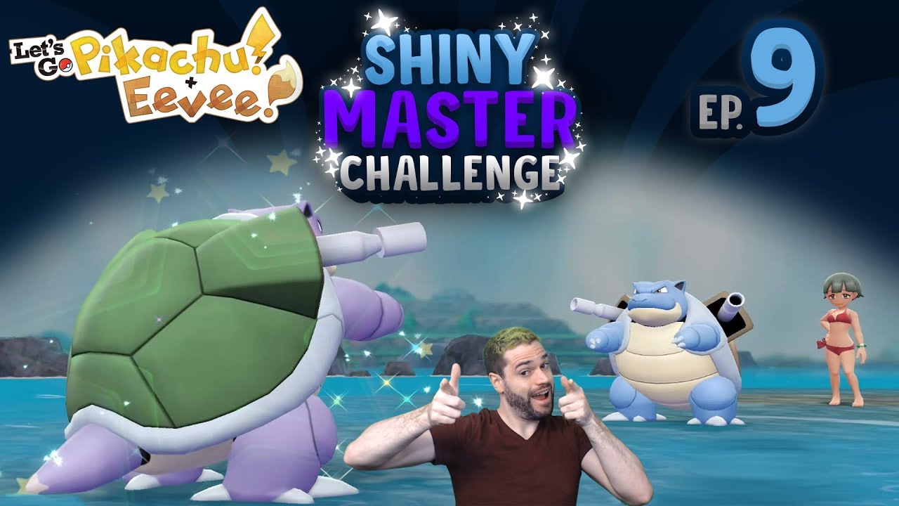 BLASTOISE MASTER TRAINER SHINY MASTER CHALLENGE #9 - Pokémon LGPE - YouTube