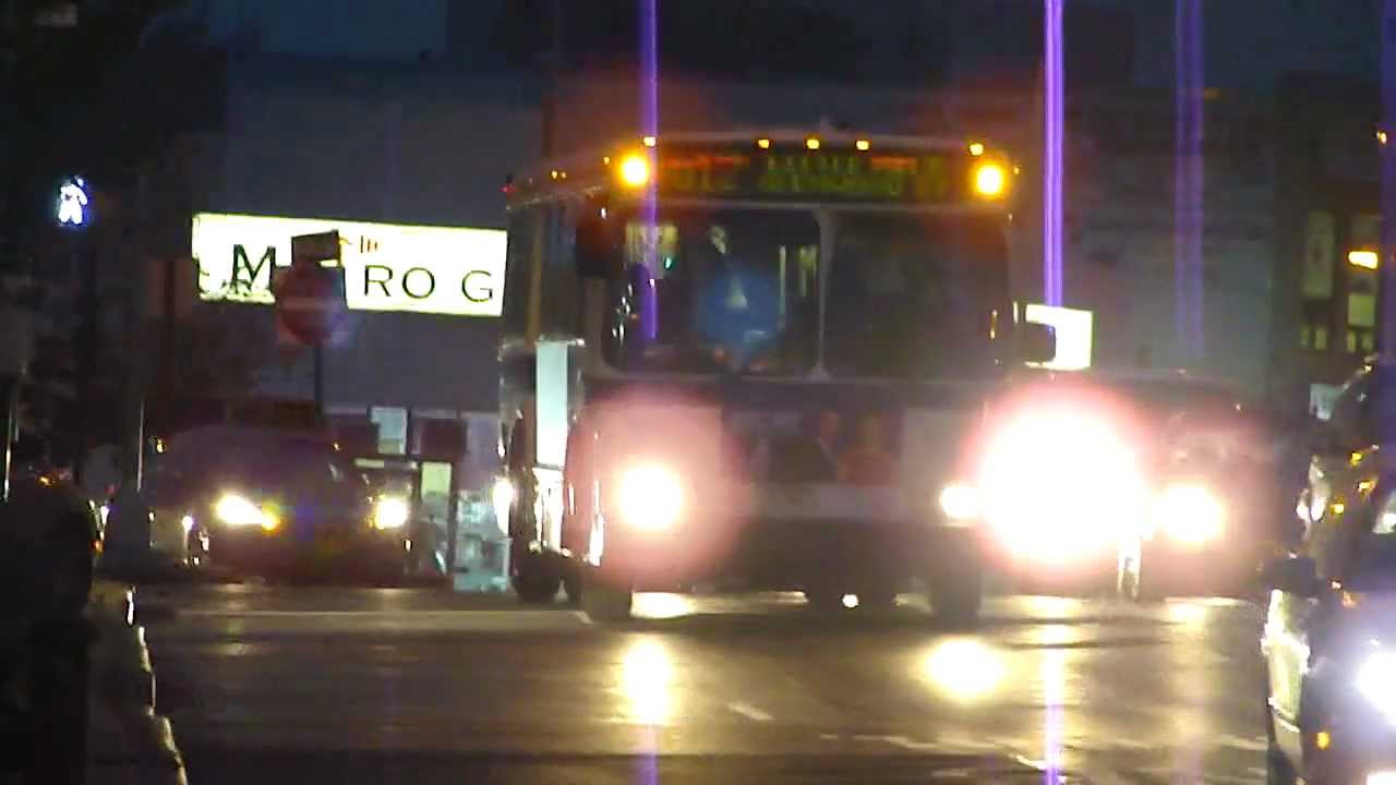 MTA NYCT Bus: 1999 OBI Orion V Q12 Bus #6048 at Sanford Ave-Northern ...