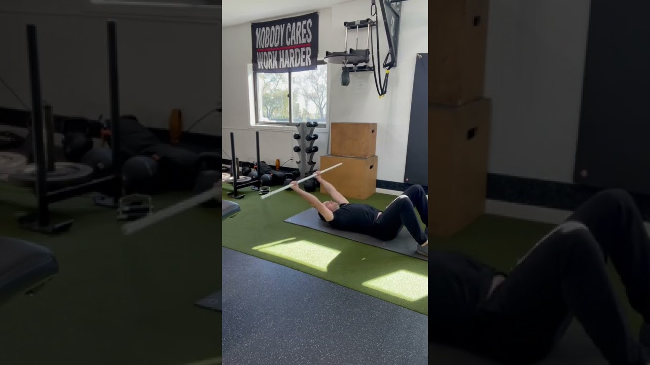 Eccentric PVC Shoulder Flexion (For overhead mobility) - YouTube