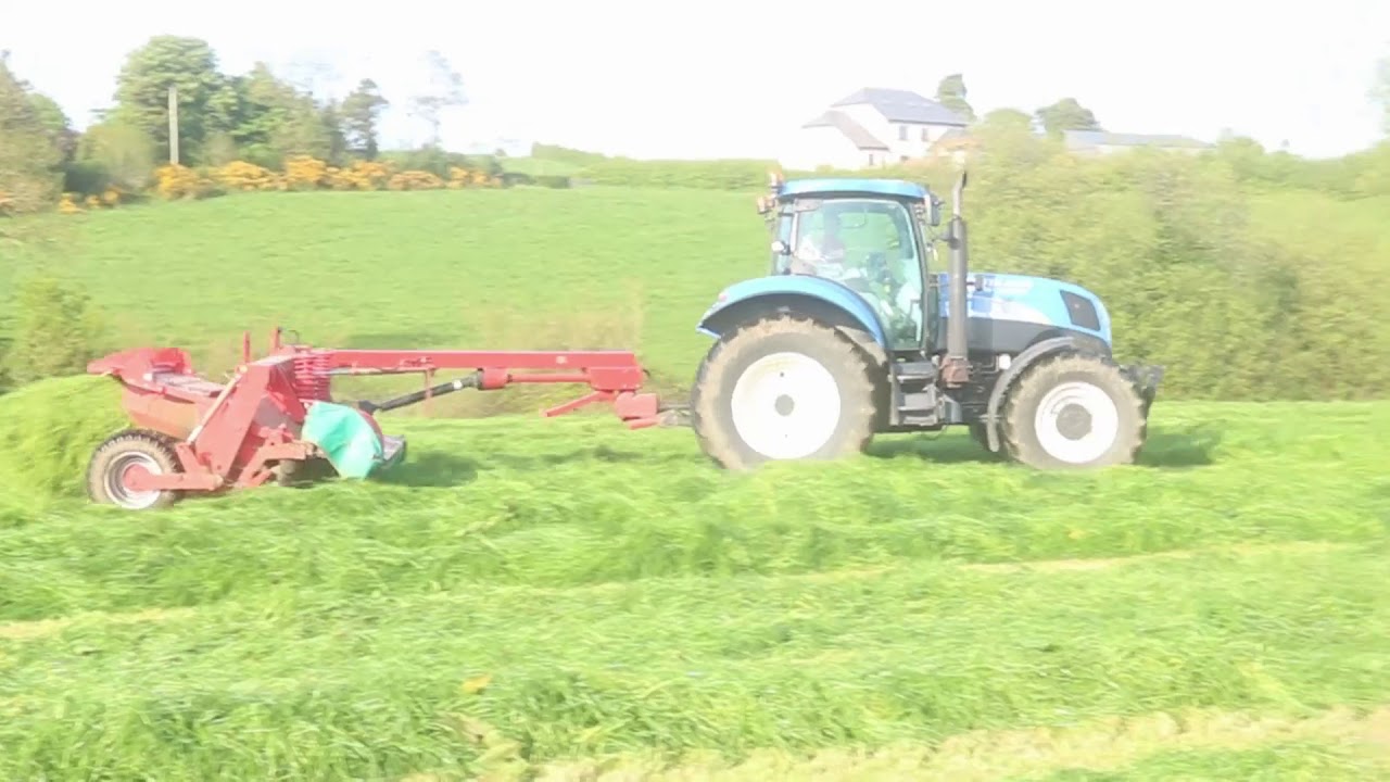 Foster Agri Mowing First Cut Silage In Ballinagh Co.Cavan 2018 - YouTube