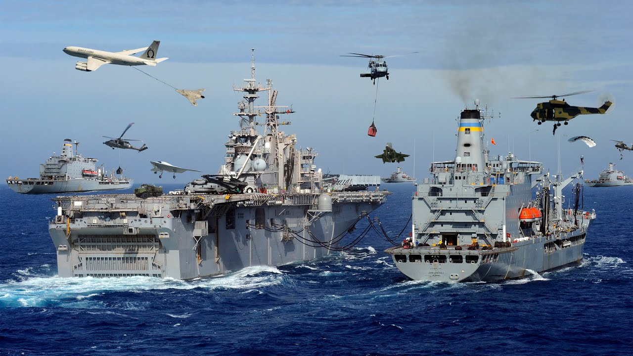 Spectacular U,S. Military Mission with USS Fort McHenry in the ...
