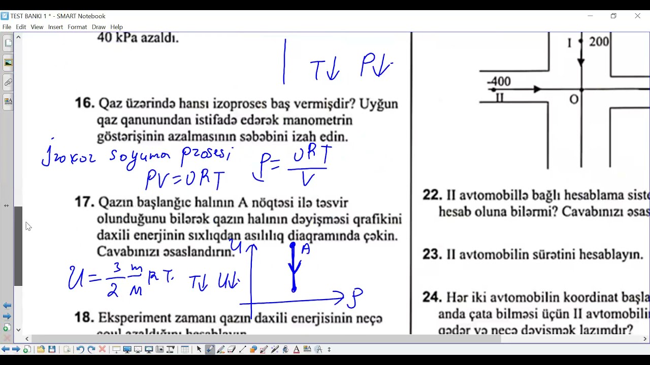 Fizikadan situasiya suallarının izahı. Fizika test toplusu 2019. İlk 10 ...