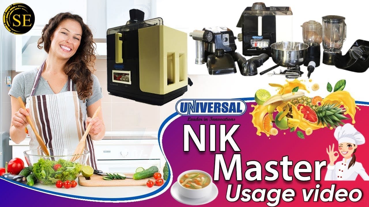 How To Use Universal Nick Master (food processor) - YouTube
