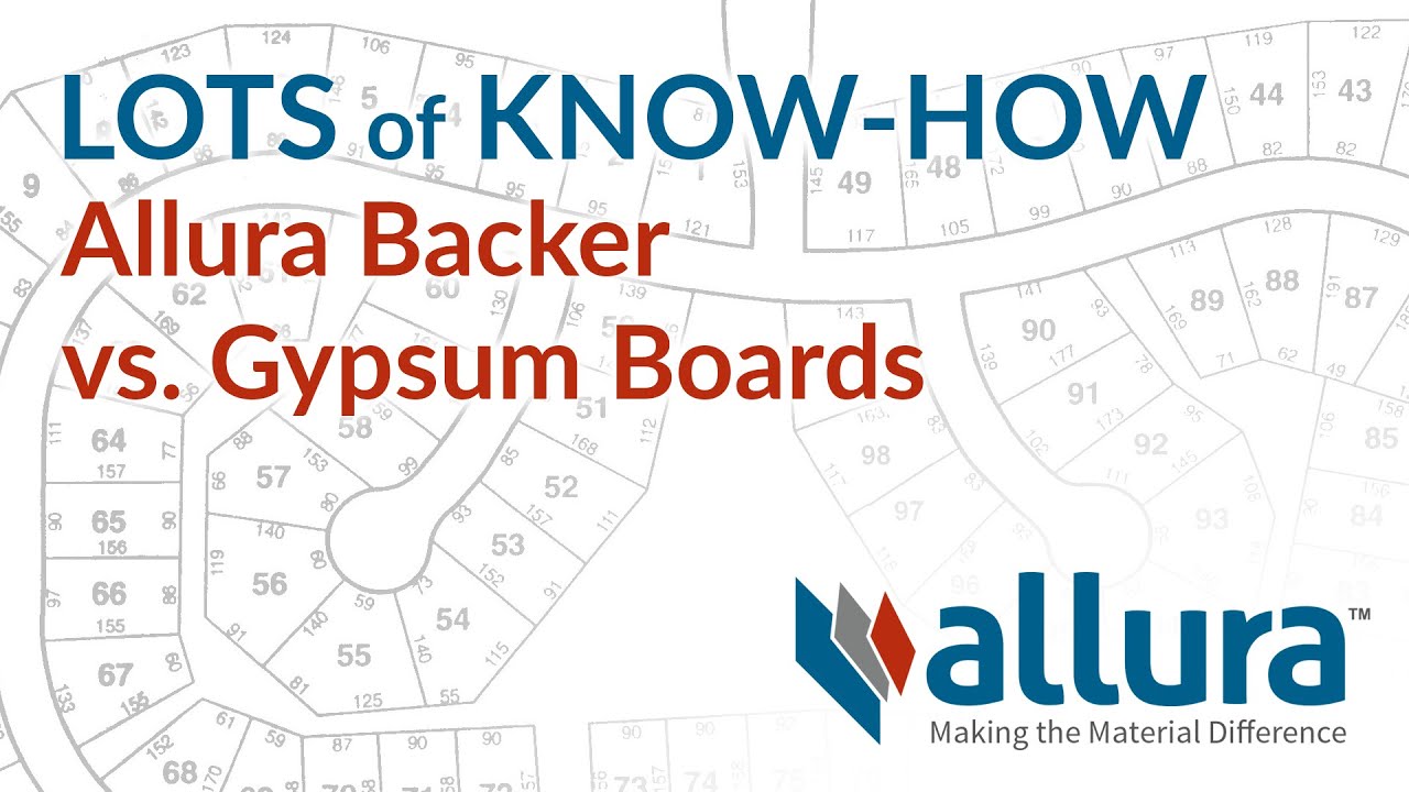 Allura Backer v Gypsum Boards - YouTube