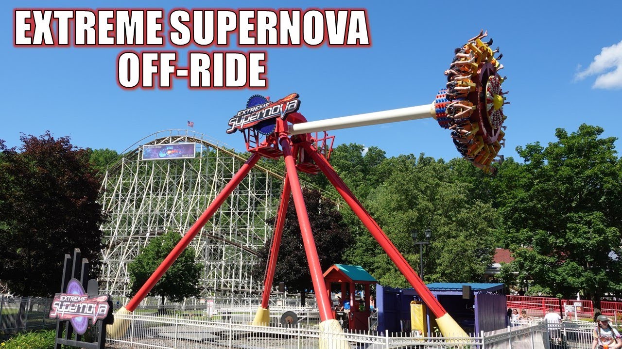 Extreme Supernova Off-Ride Footage, Six Flags Great Escape Zamperla ...