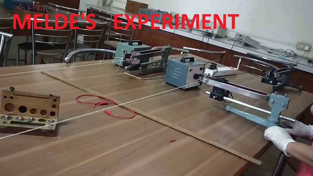 MELDE'S EXPERIMENT - YouTube