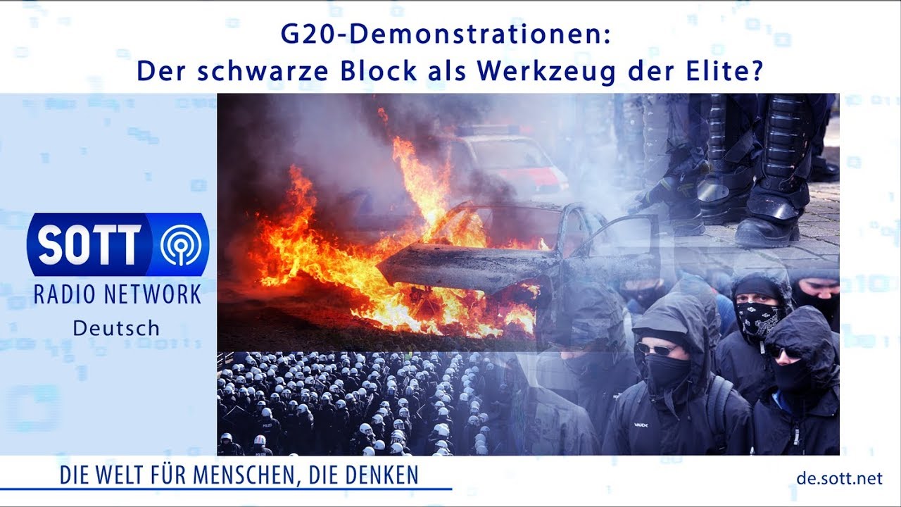G20-Demonstrationen: Der schwarze Block als Werkzeug der Elite? - YouTube