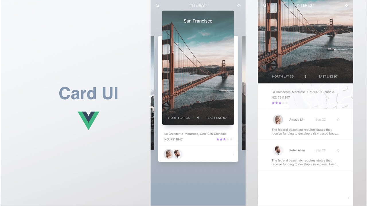 Vuejs Build A Card Ui Code On The Fly Youtube