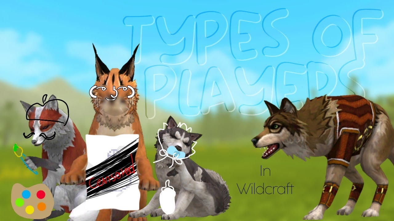 WildCraft: Types of players 🦔 | 16 types of players - YouTube