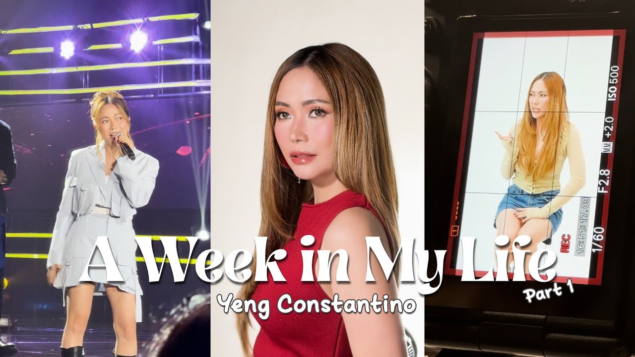 My Week | Rehearsal, Asap Taping, Time With Fam | Yeng Constantino Vlog - YouTube