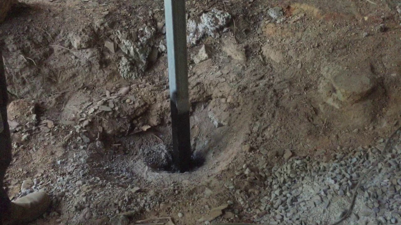 House restumping. Maintenance of rusty posts in Ascot video No 3 - YouTube