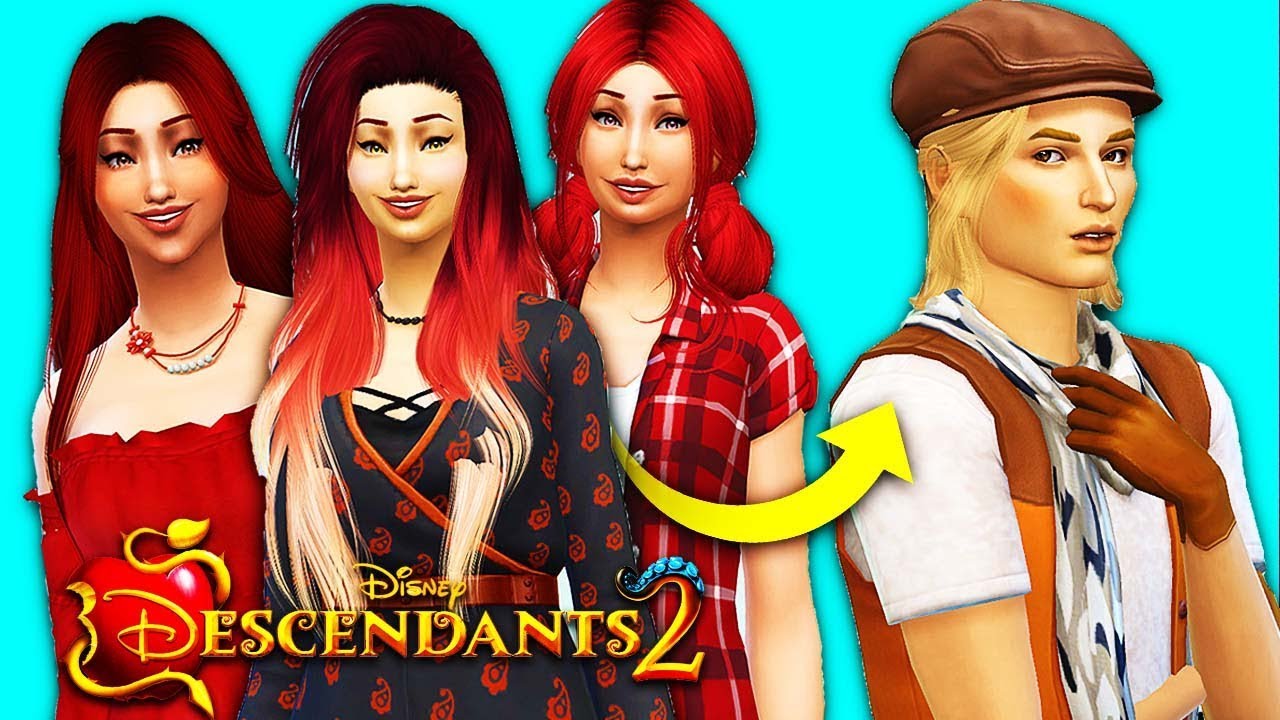 DESCENDANTS 2 Sims 4 #47 | BEN'S TRIPLET SISTERS GO TO THE ISLE OF THE ...