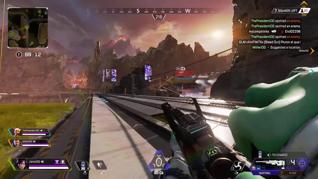 Apex Legends Snipe Across the map! - YouTube