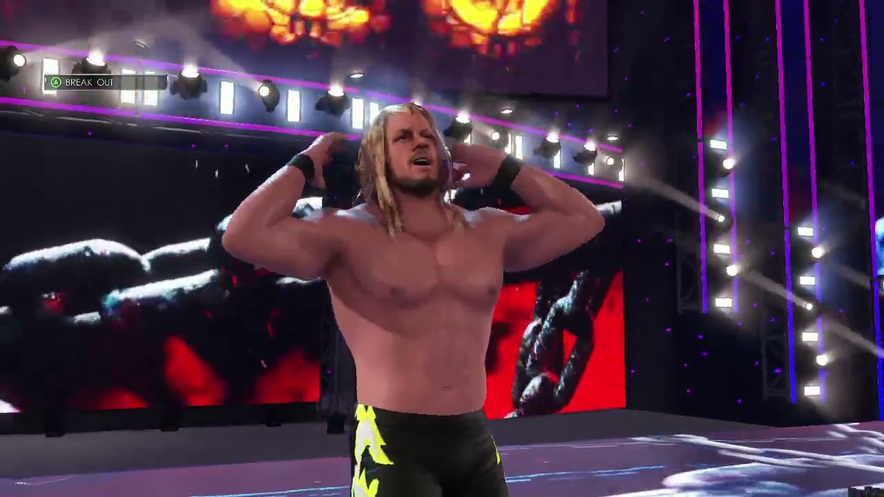Chris Jericho Entrance Pose