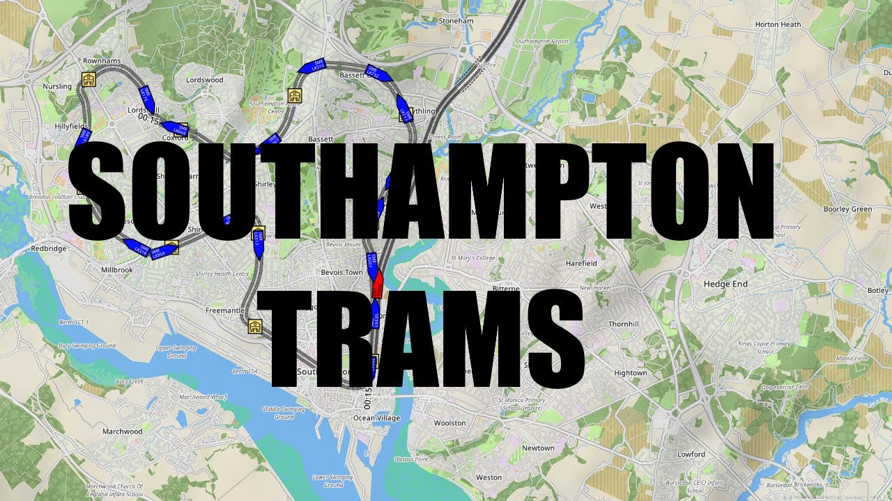 SOUTHAMPTON TRAMS - UK Rail PLC #11 | NIMBY Rails Gameplay - YouTube