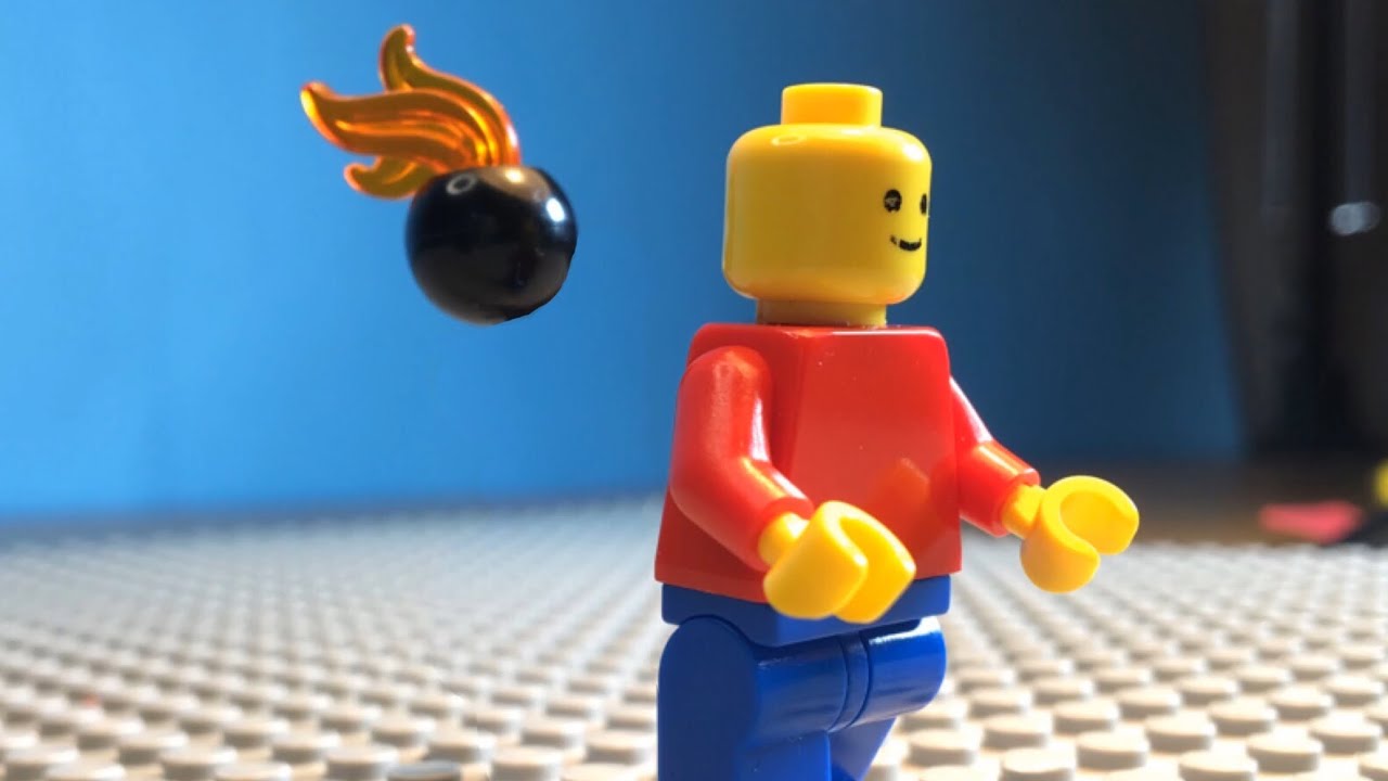 Lego Man gets blown up - YouTube