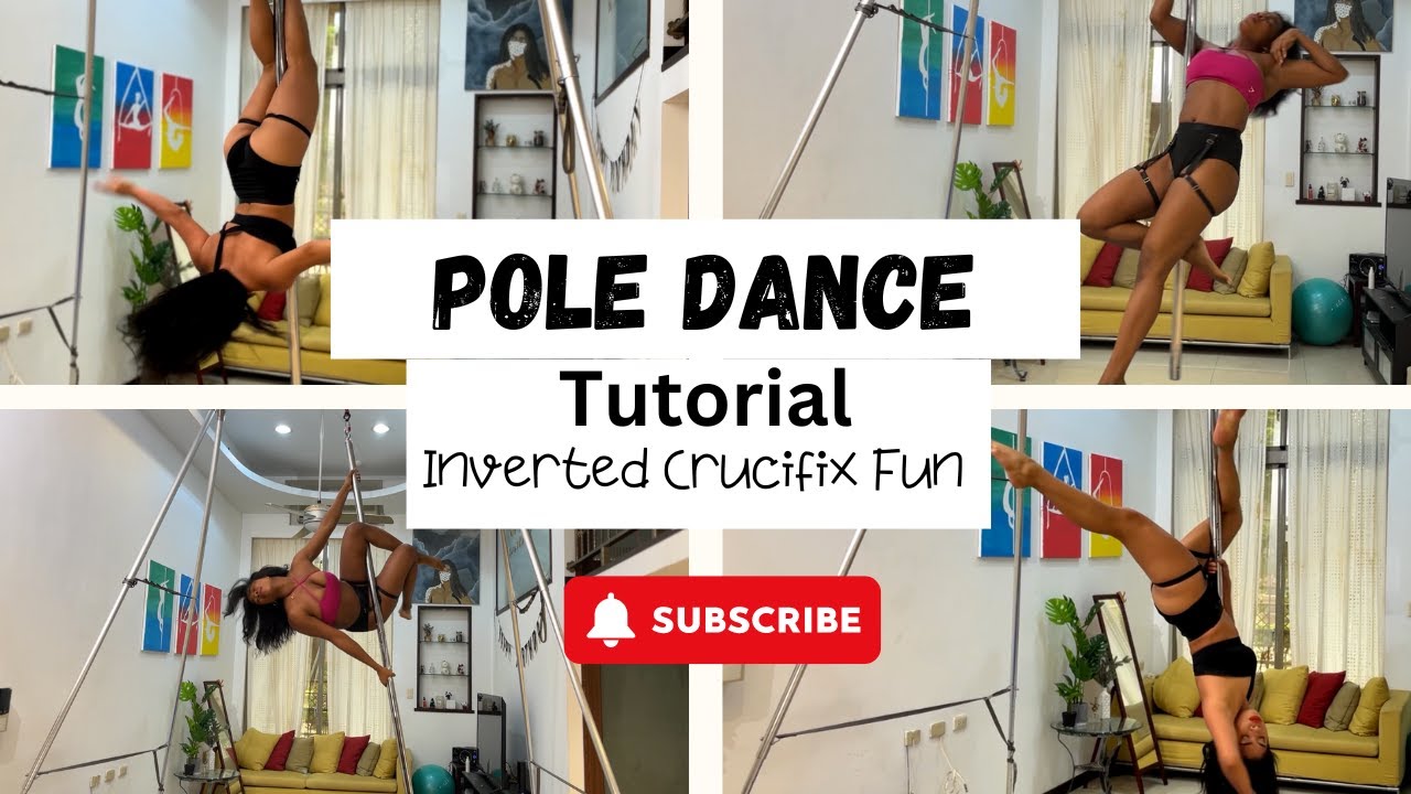 work on your inverted crucifix with this pole dance tutorial | The Aerial Besties - YouTube