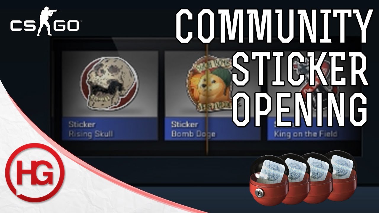 Hatton Opens Community Sticker Capsules - YouTube