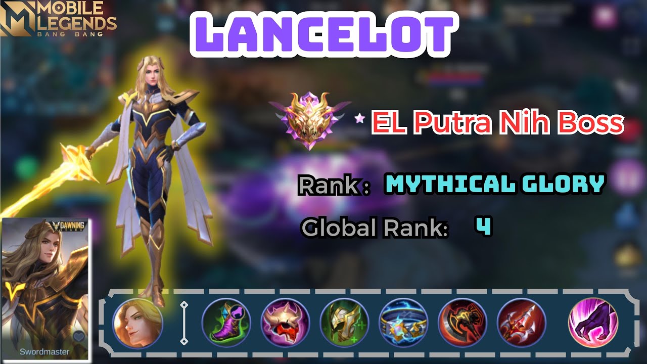 EL Putra Nih Boss - Mobile Legends Global 4 Player Gameplay - Lancelot ...