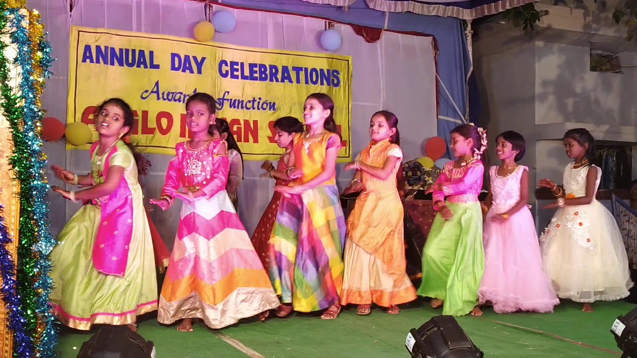 Kid's dance💃💃👯 in Anglo Indian School - YouTube