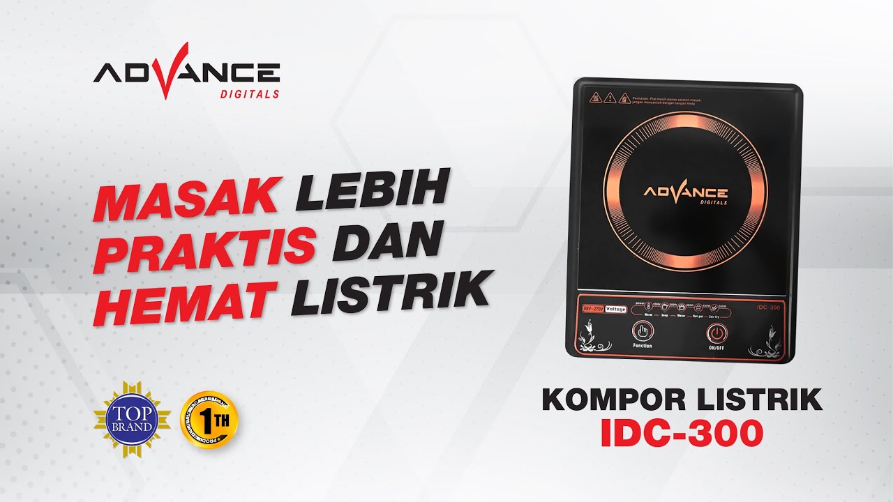 Kompor Induksi IDC-300 Advance Digitals - YouTube