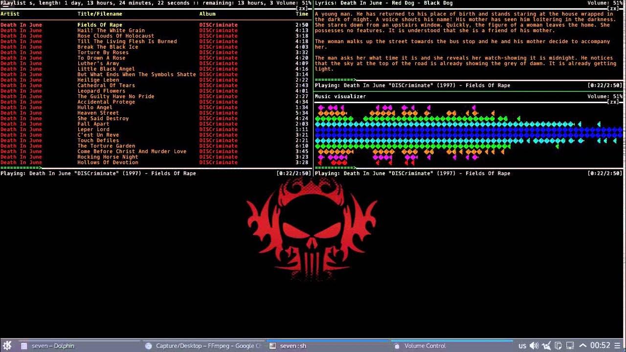 Arch Linux mpd + ncmpcpp +tmux setup - YouTube