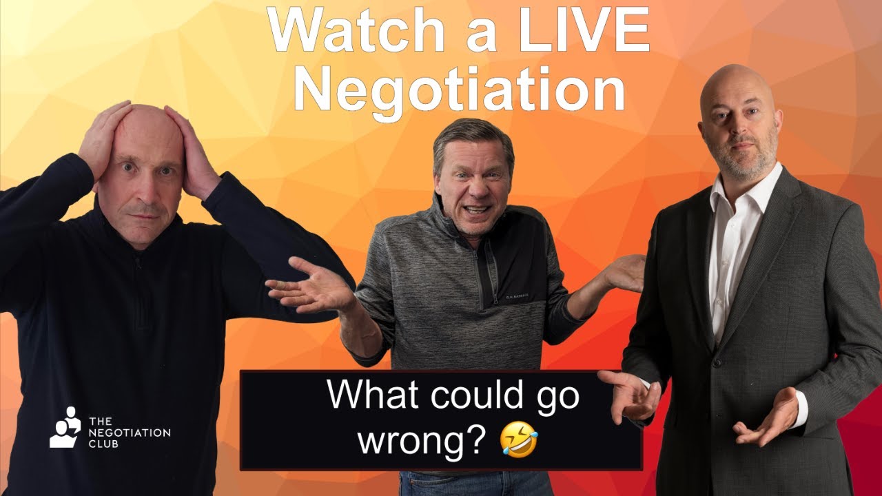 Watch a LIVE Negotiation Practice | Learn how to grow your skills and ...