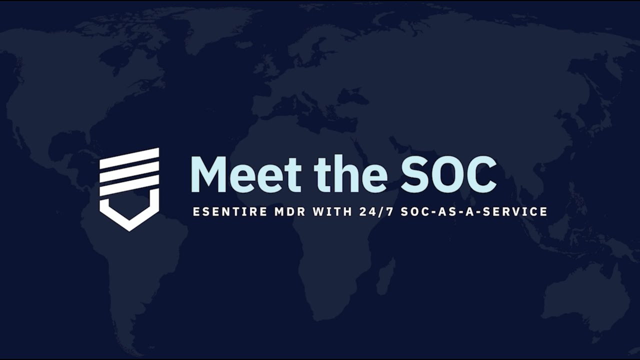 Meet the SOC: eSentire MDR with 24/7 SOC-as-a-Service - YouTube