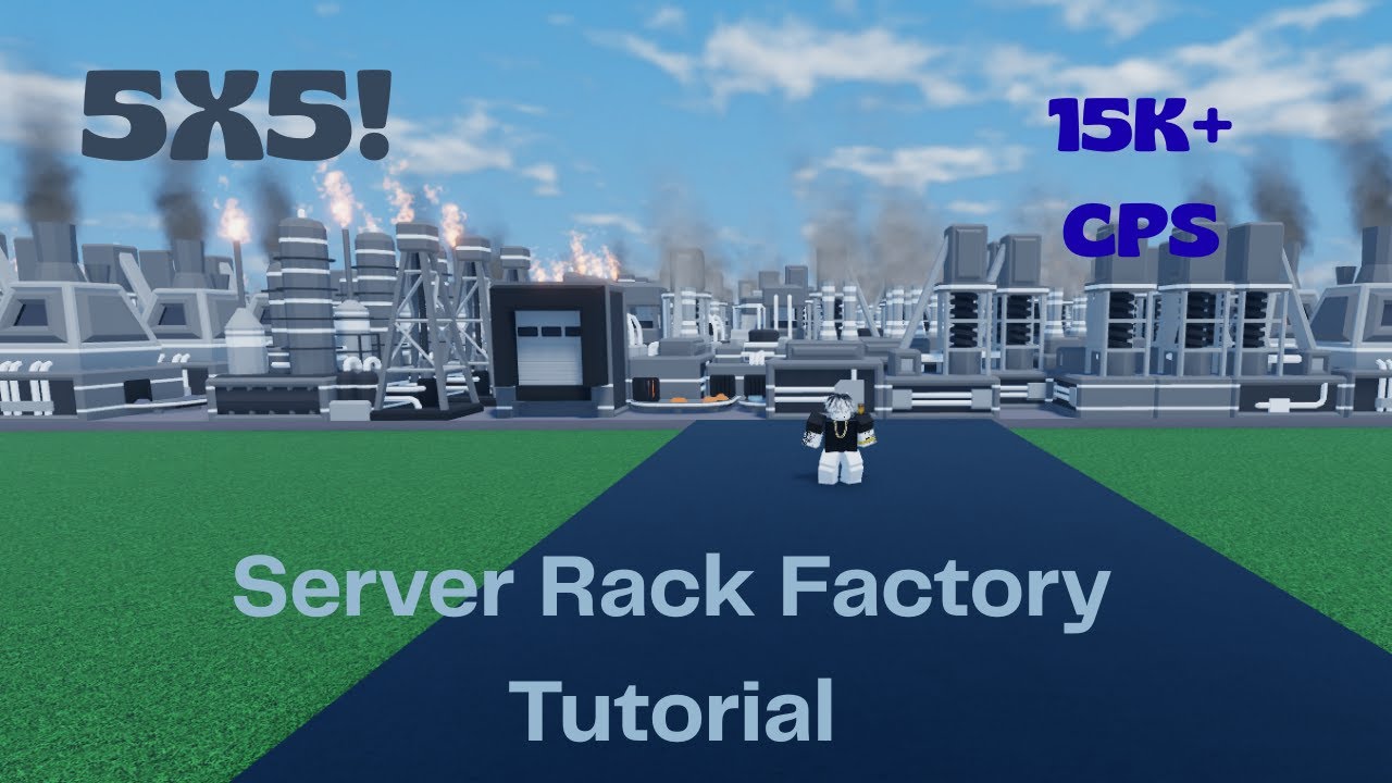 Server Rack Factory Tutorial | Build Your Factory Tycoon Roblox - YouTube