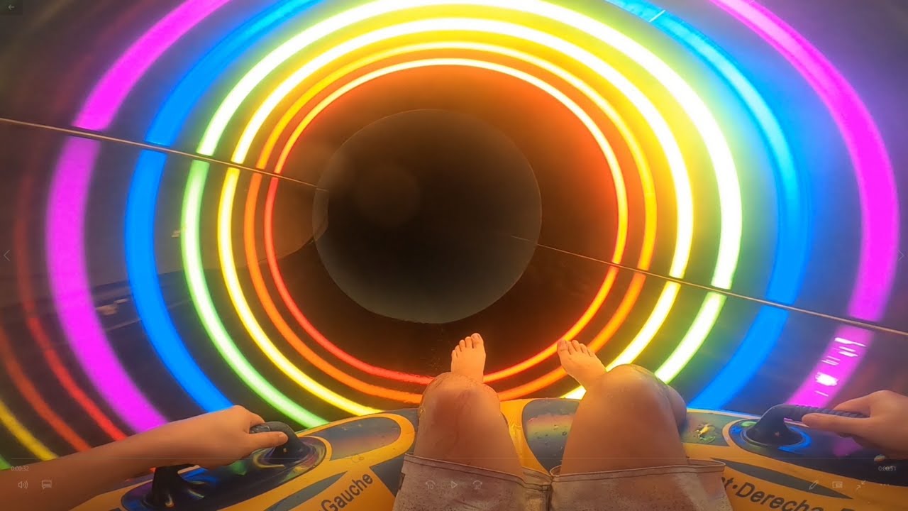 Constrictor Space Bowl Tube Slide POV at Laguna Waterpark in Dubai ...