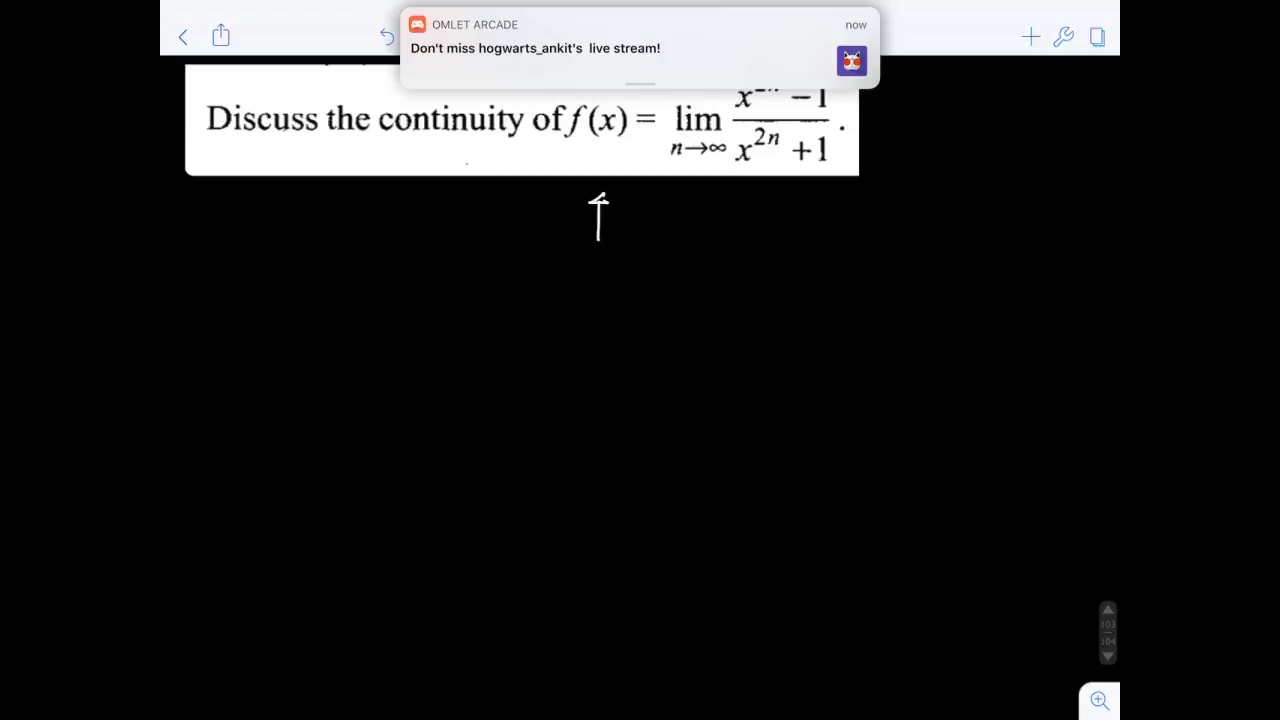 Illustration 1 || Continuity of functions involving constant ^ infinity ...