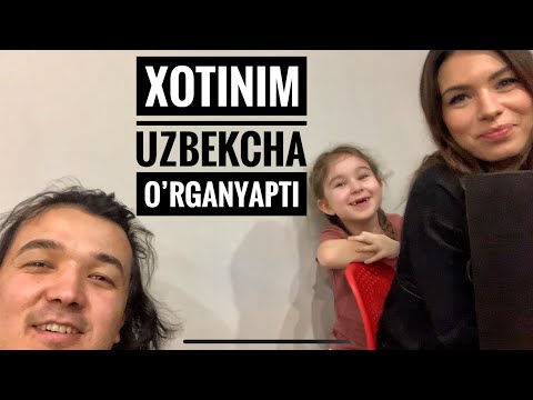 Rus qizi O’zbekcha o’rganmokda / Рус кизи Узбекча урганмокда