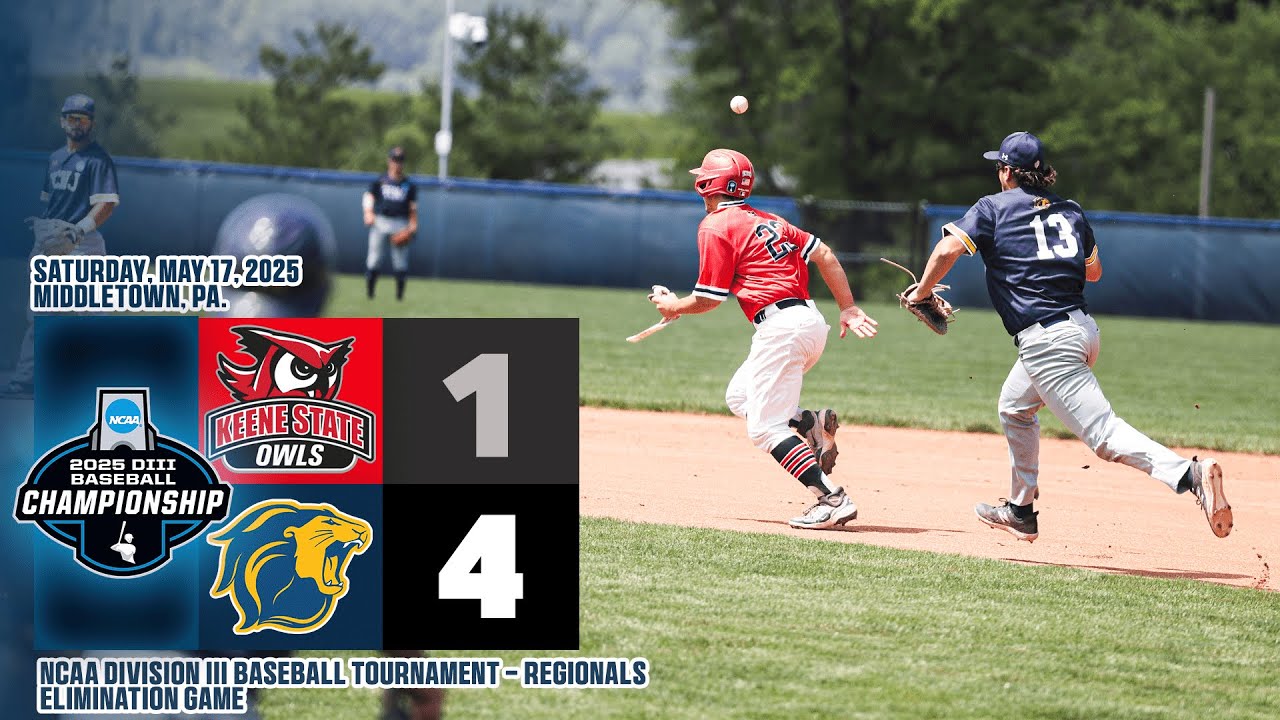 Keene State Baseball Highlights vs. TCNJ 5/17/2025 - YouTube