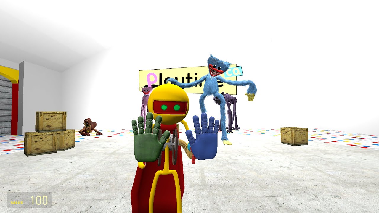 Probando el nuevo mod del grabpack poppy playtime - YouTube