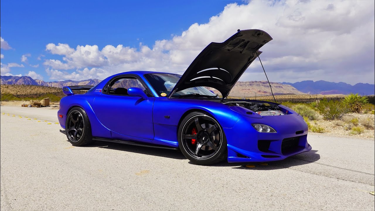 JDM Legend The Mazda RX7 FD: Exhaust Sound, Flybys, Loud Revs +Donuts ...