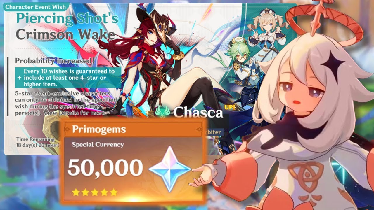 What Can 50,000 PRIMOGEMS Get You On Chasca's Banner? (Genshin Impact ...