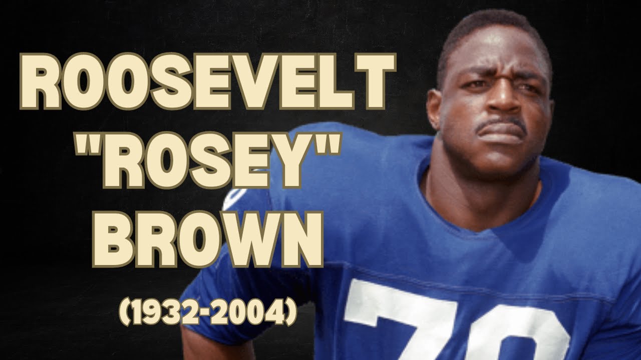 Rosey Brown Jr.: The Giant Force Behind NFL Triumphs - YouTube